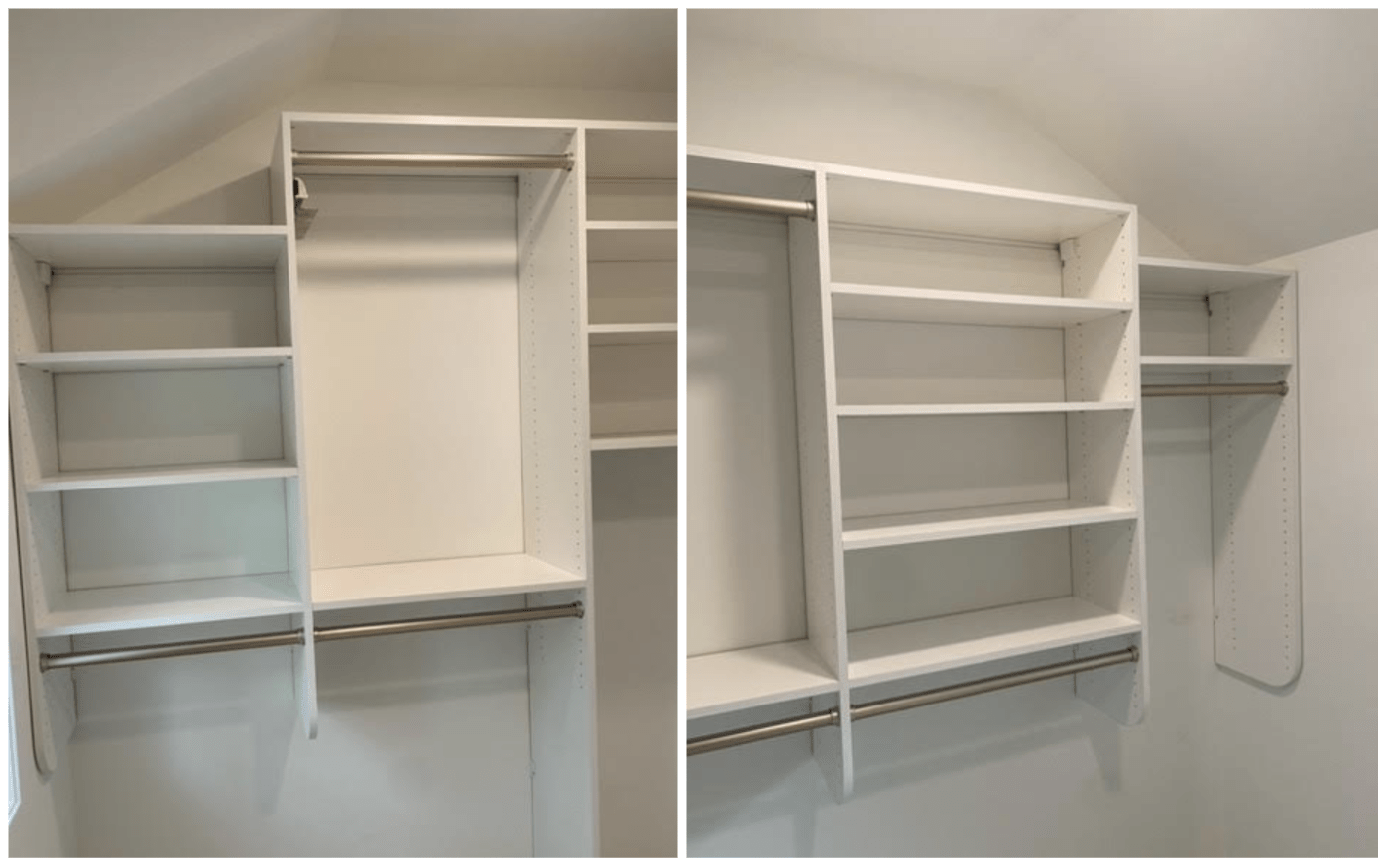 Designing a Closet with a Sloped Ceiling - Chicagoland Home Products