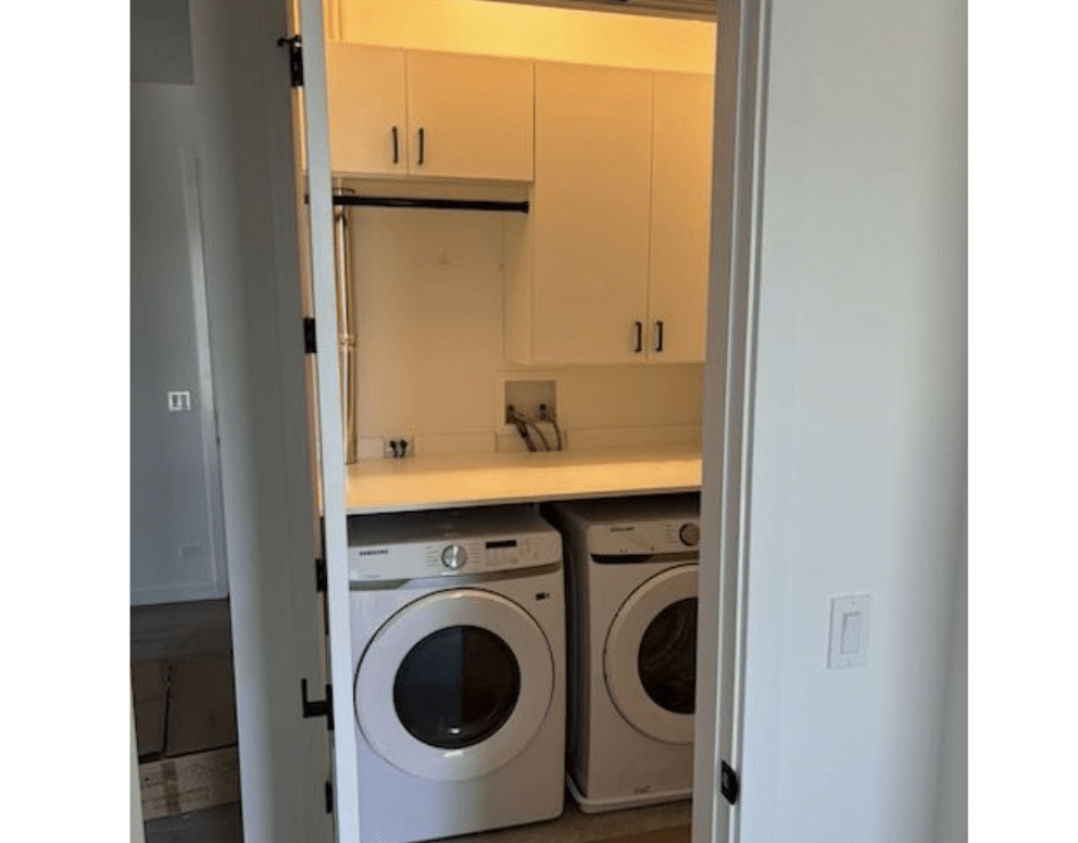 Laundry Room with a Countertop for Folding Clothes - Chicagoland Home ...